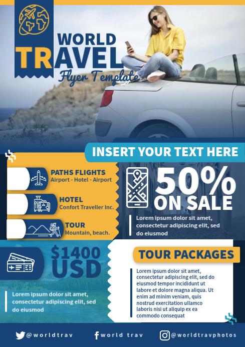 World Travel Template | PosterMyWall