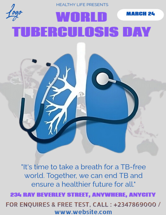 World tuberculosis day Template | PosterMyWall