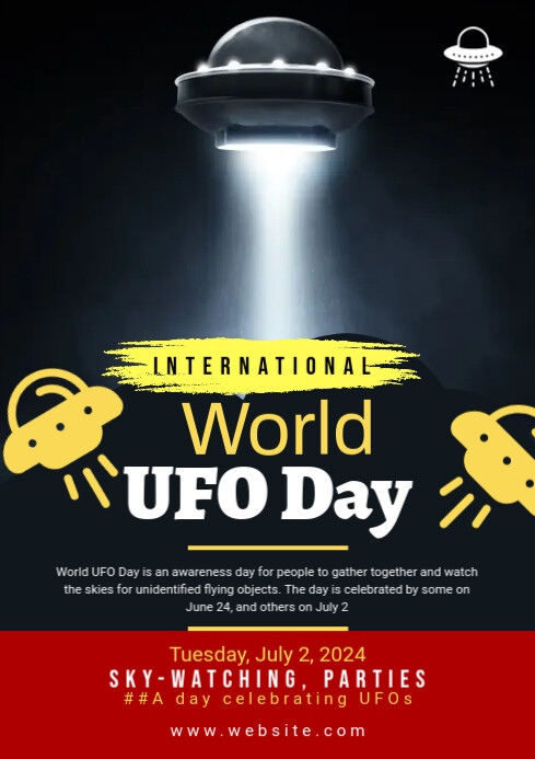 World UFO Day Template | PosterMyWall
