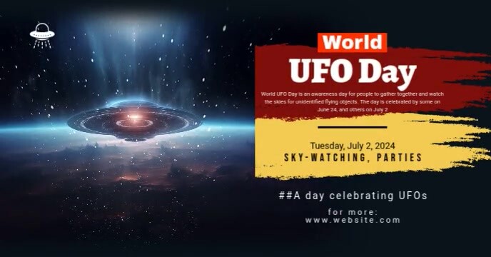 Copy of World UFO Day | PosterMyWall