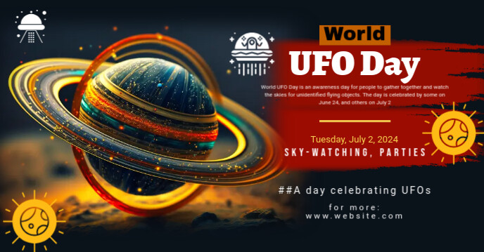 World UFO Day Template | PosterMyWall