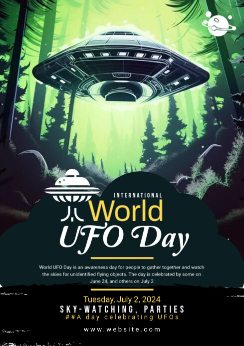 World UFO Day Template | PosterMyWall