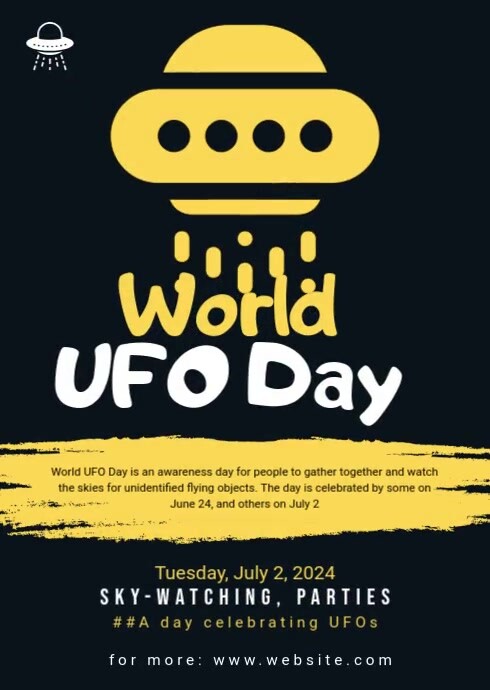 World UFO Day Template | PosterMyWall