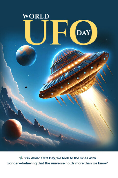 Plantilla de World UFO day | PosterMyWall