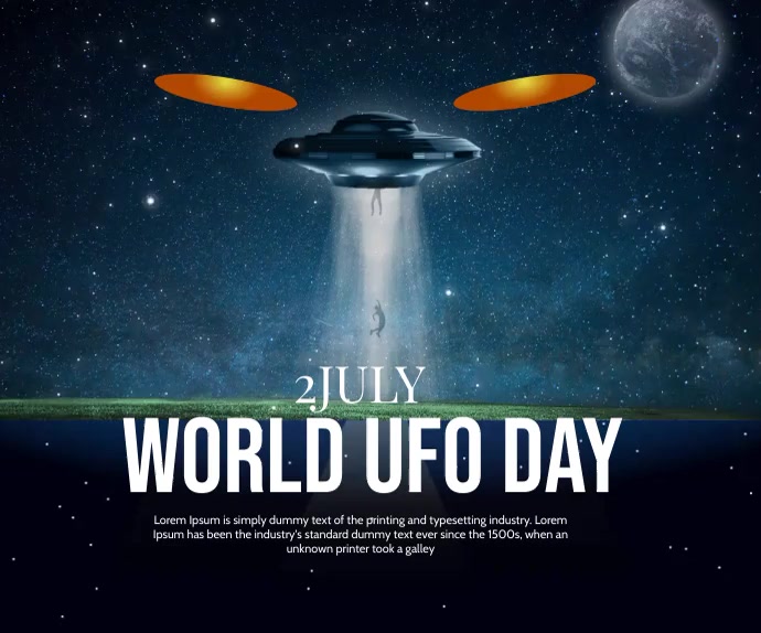 World ufo Day Template | PosterMyWall