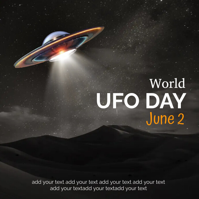 Copy of World UFO Day | PosterMyWall