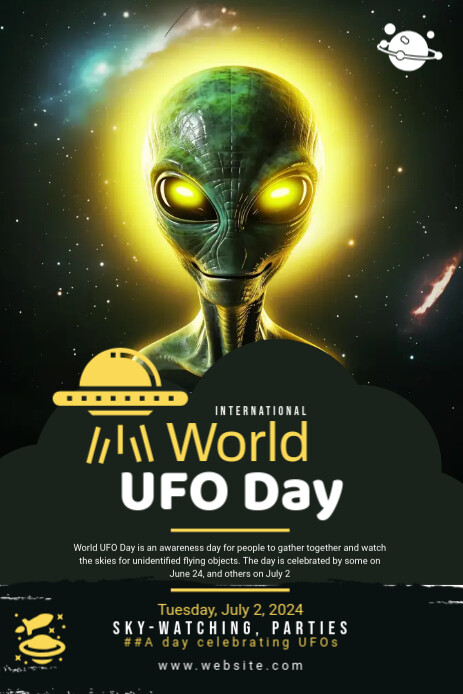 World UFO Day Template | PosterMyWall