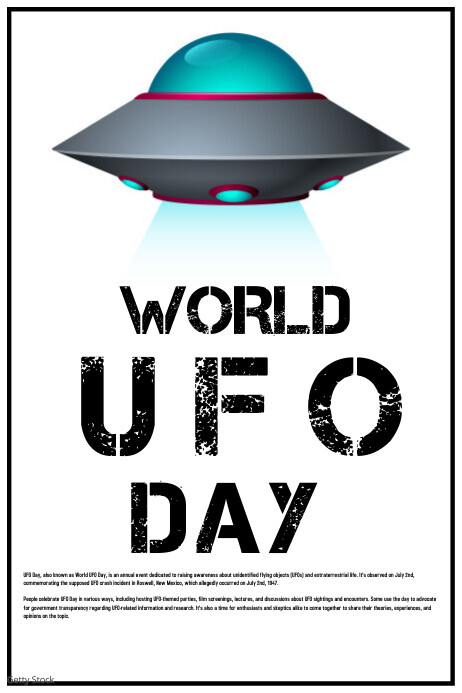 World UFO Day Template | PosterMyWall
