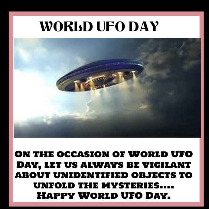 World UFO Day Template | PosterMyWall
