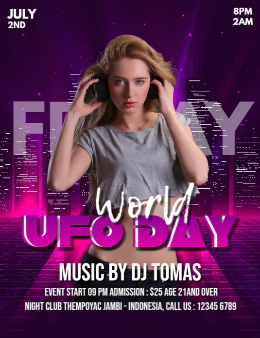 Copy of World Ufo Day Event Ads | PosterMyWall