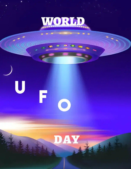 Plantilla de World UFO day event flyer | PosterMyWall