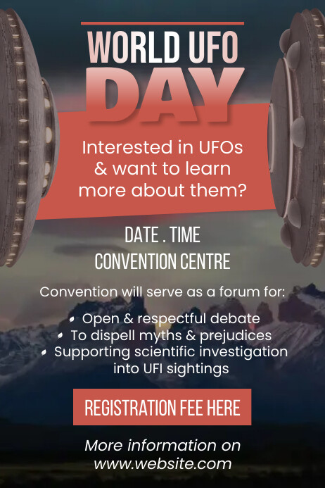 Copy of World UFO Day Event Poster | PosterMyWall