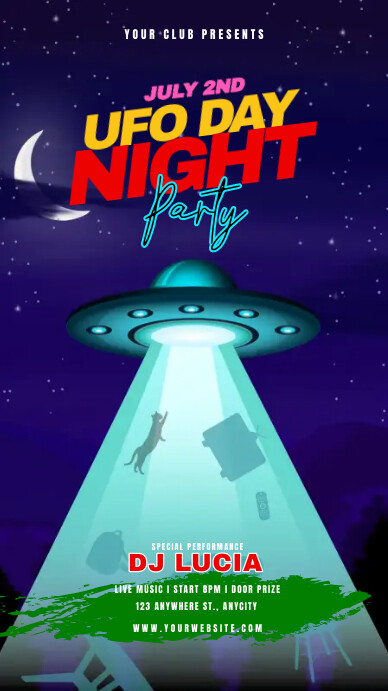 Copy of World UFO Day Party | PosterMyWall