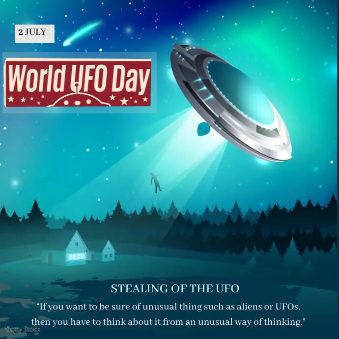 world UFO Day Template | PosterMyWall