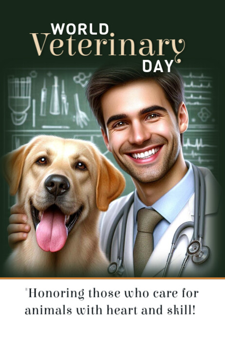 Plantilla de World veterinary day | PosterMyWall