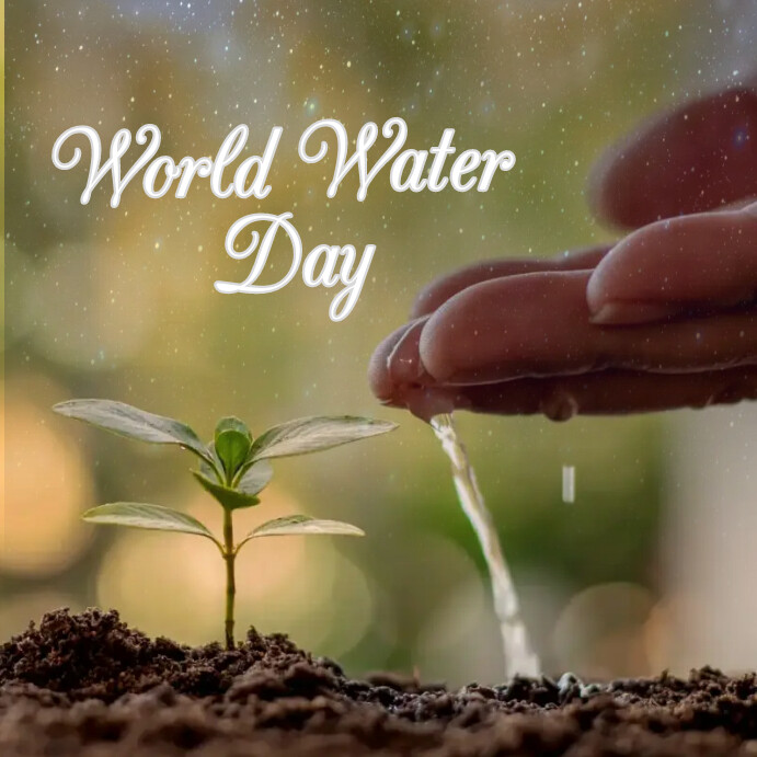 World water day background design template | PosterMyWall