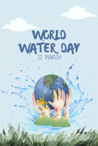 Water conservation day, water day Template | PosterMyWall