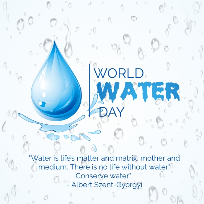 World water day Template | PosterMyWall
