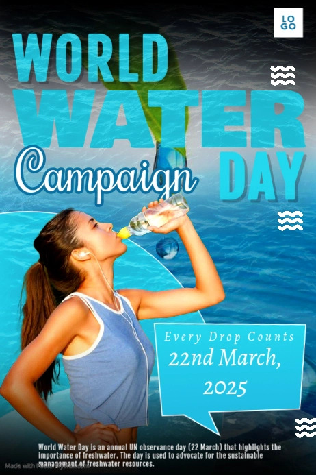 Copy of World Water Day | PosterMyWall