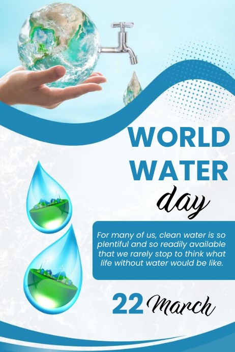 World Water Day Template | PosterMyWall