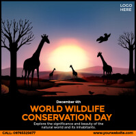 Wildlife conservation template | PosterMyWall
