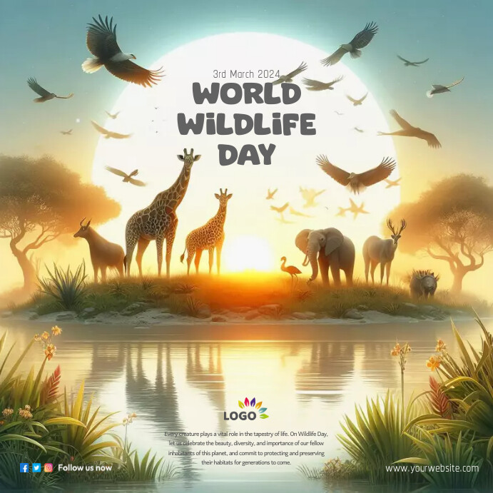WORLD WILDLIFE DAY Template | PosterMyWall