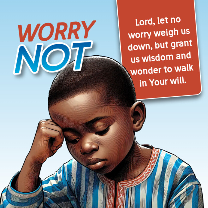 Worry Template | PosterMyWall