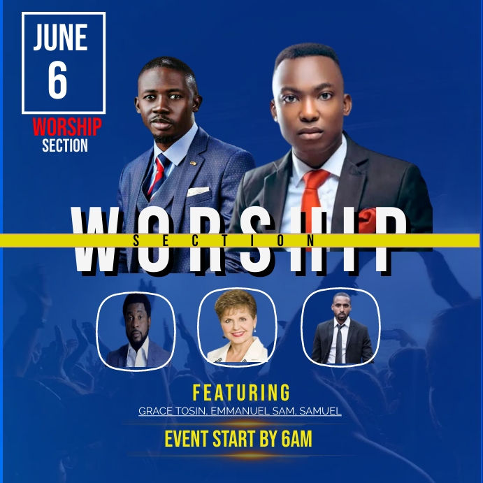 Copy of WORSHIP (2) | PosterMyWall