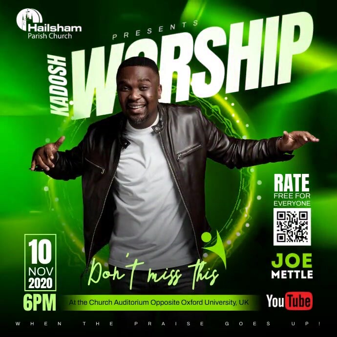 Copy of Worship and Praise Flyer Template | PosterMyWall