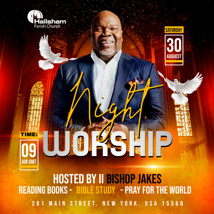 Worship and Praise Flyer Template | PosterMyWall
