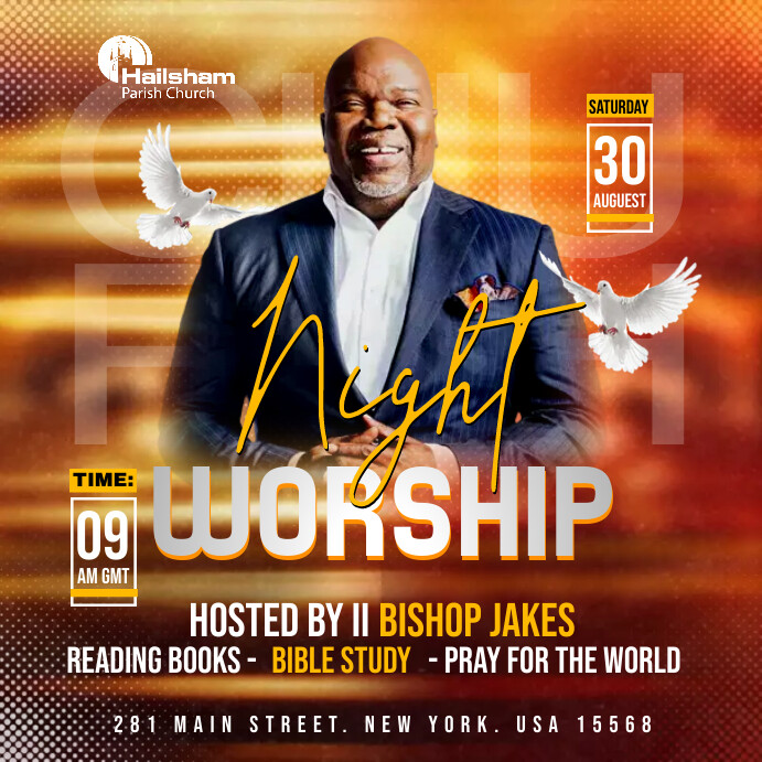 Worship and Praise Flyer Template | PosterMyWall