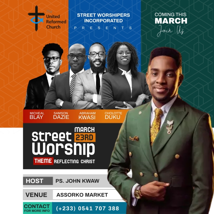 Worship Church Flyer Template | PosterMyWall