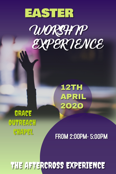 WORSHIP CONCERT Template | PosterMyWall