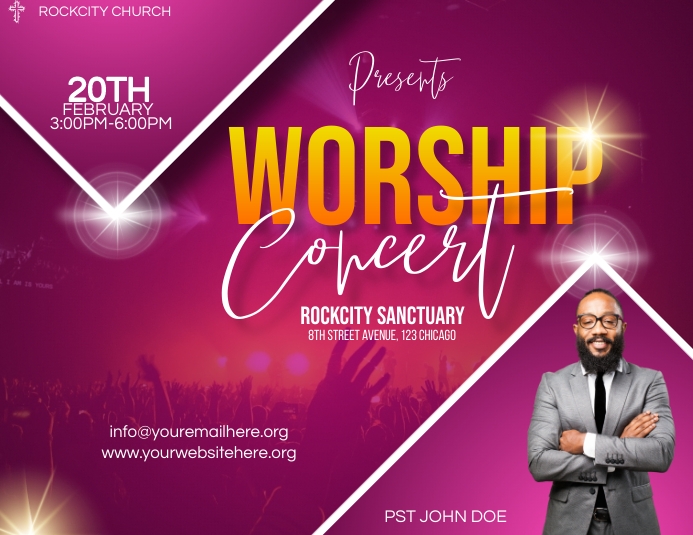 worship concert Template | PosterMyWall