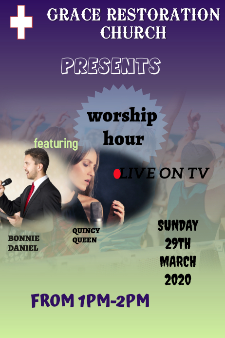 WORSHIP CONCERT Template | PosterMyWall