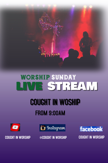 WORSHIP CONCERT Template | PosterMyWall