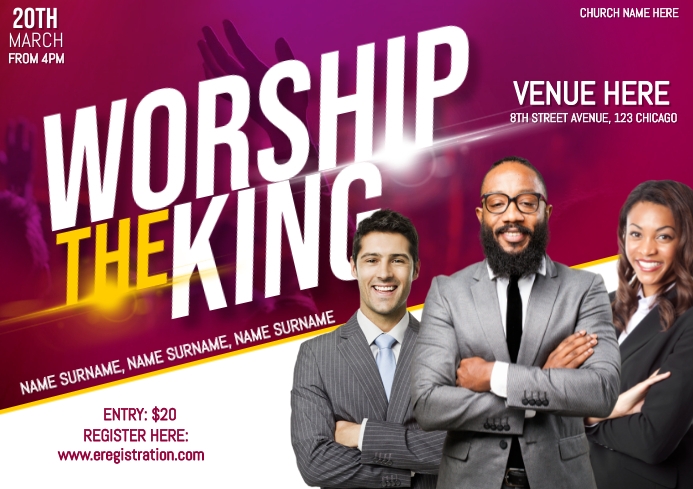 worship concert Template | PosterMyWall