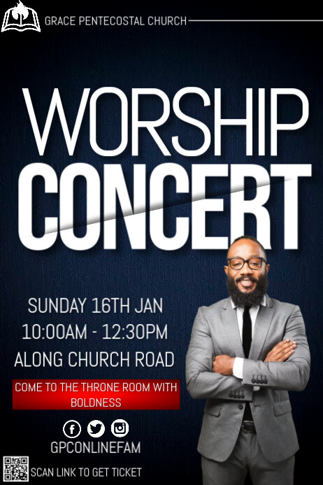 worship concert Template | PosterMyWall