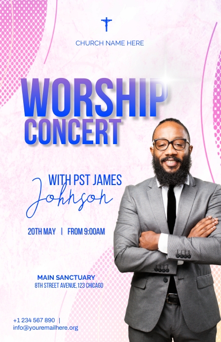 Copy of worship concert | PosterMyWall