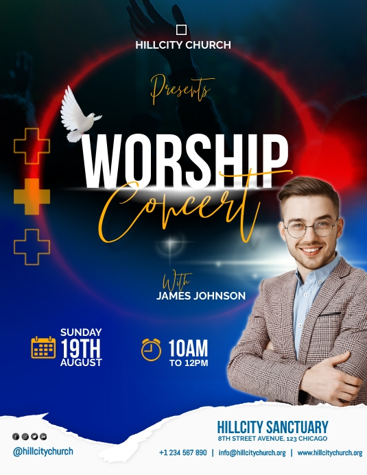 Konser Penyembahan Templat | PosterMyWall