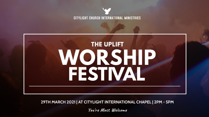 WORSHIP concert flyer Template | PosterMyWall