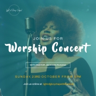 WORSHIP CONCERT POSTER Template | PosterMyWall