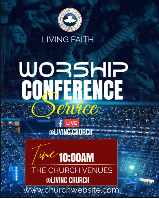 WORSHIP CONFERENCE Template | PosterMyWall