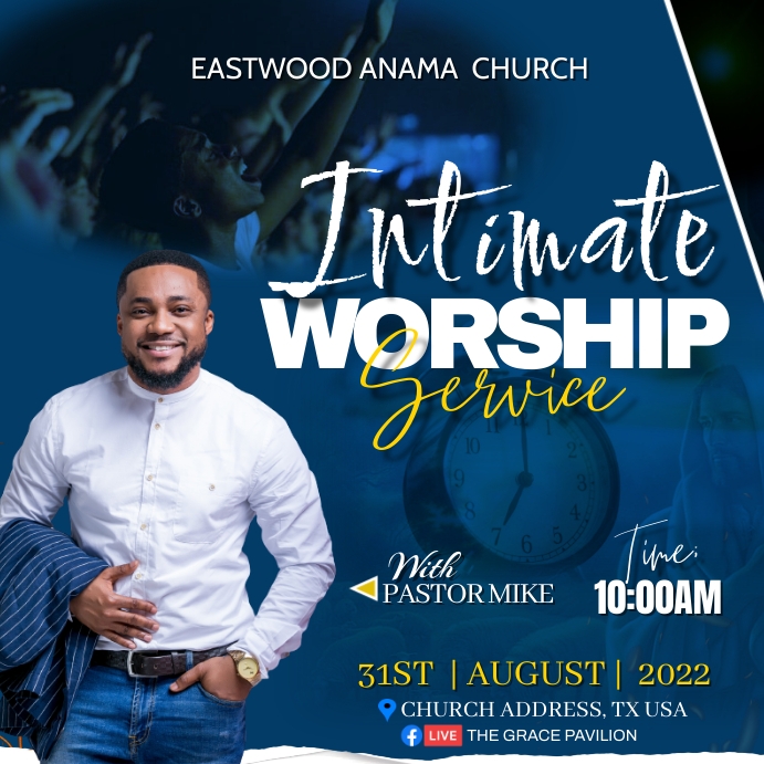WORSHIP CONFERENCE FLYER 2022 (1) Template | PosterMyWall