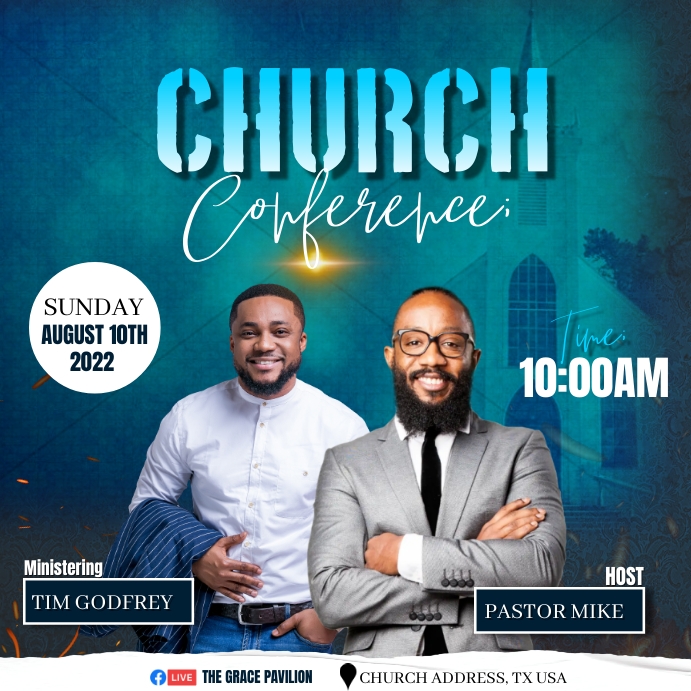 WORSHIP CONFERENCE FLYER 2022 (14) Template | PosterMyWall