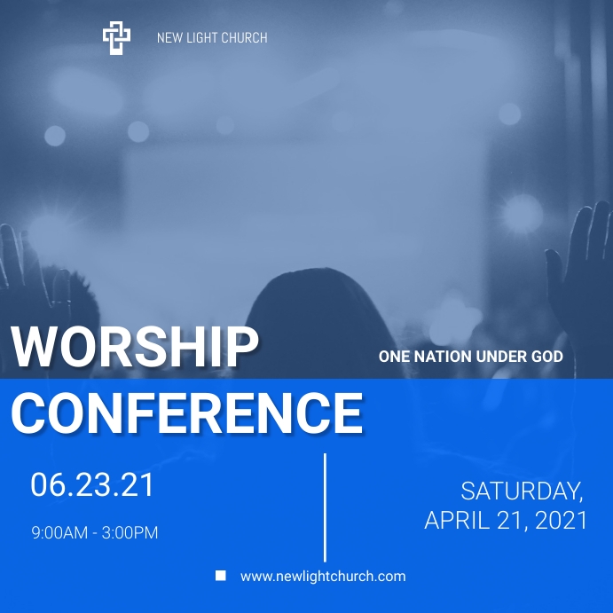 worship conference flyer Template | PosterMyWall