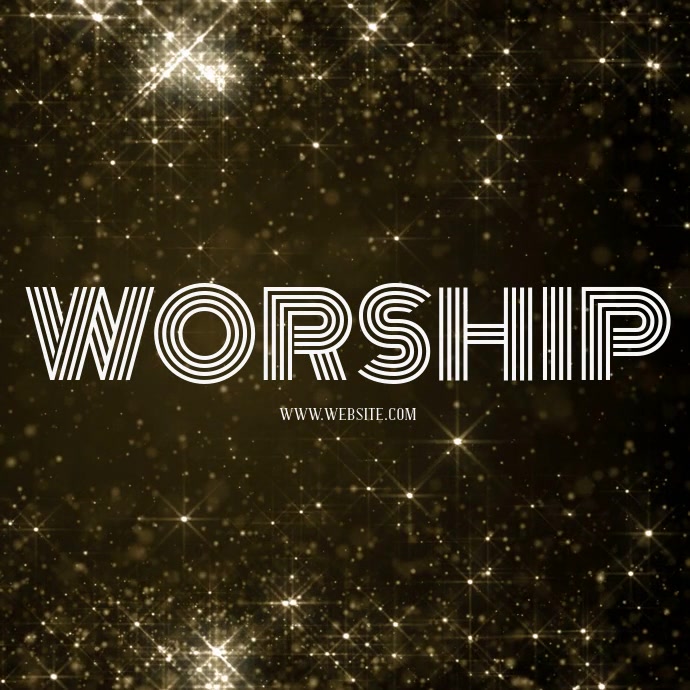 Copy of WORSHIP design FLYER Template | PosterMyWall