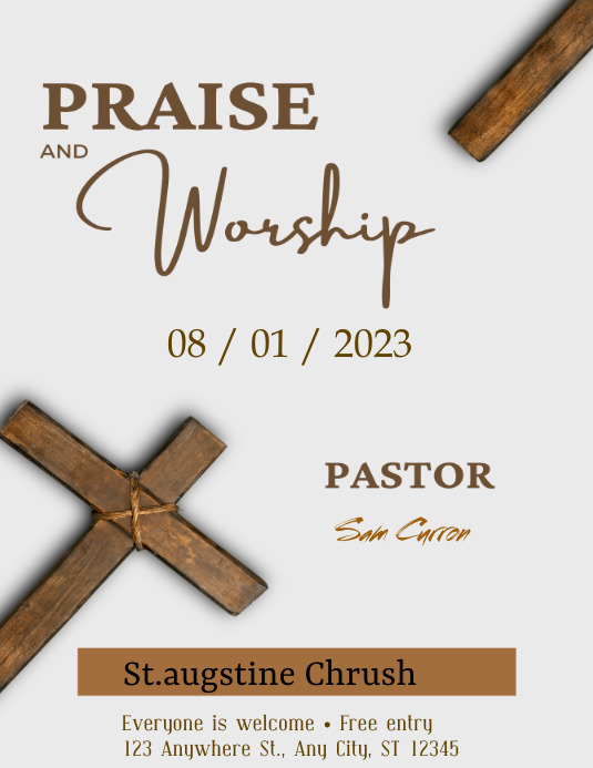 worship Template | PosterMyWall