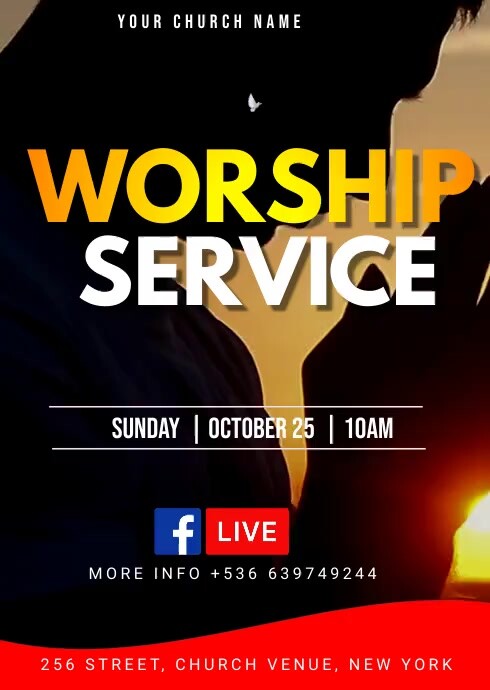 Worship Template | PosterMyWall