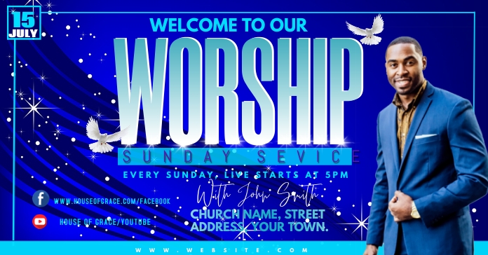 Copy of WORSHIP | PosterMyWall